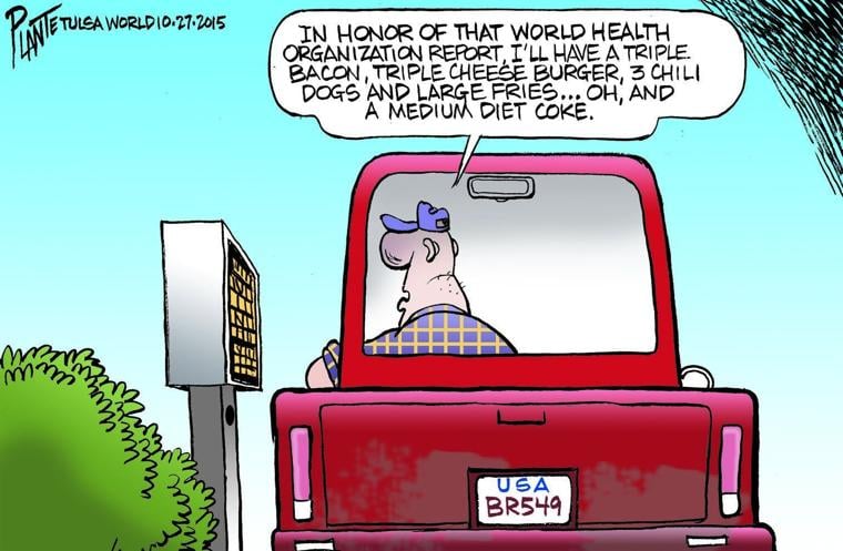 Bruce Plante Cartoon: World Health Organization report - Tulsa World ...