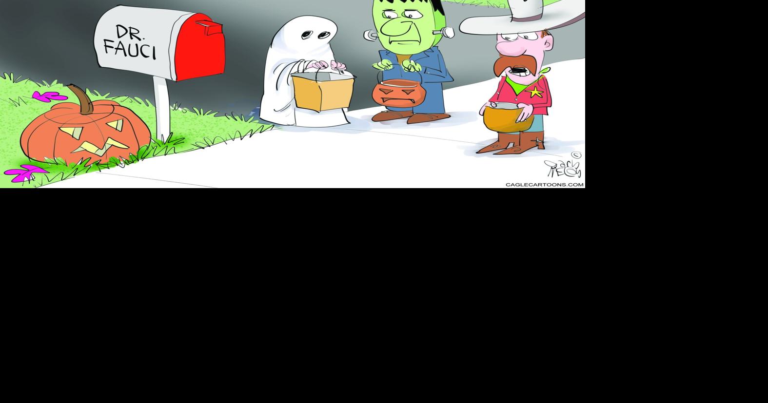 Cartoon: Halloween at the Fauci house