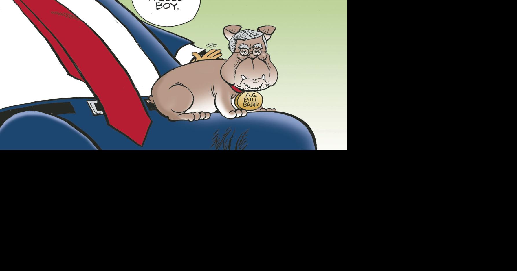 Bruce Plante Cartoon: Trump and Bill Barr