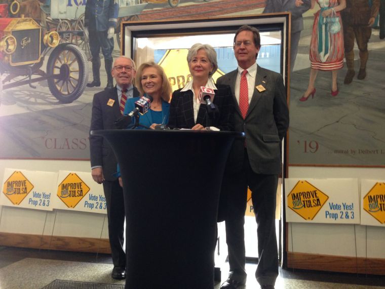 Current, former mayors urge voters to support Improve Our Tulsa package