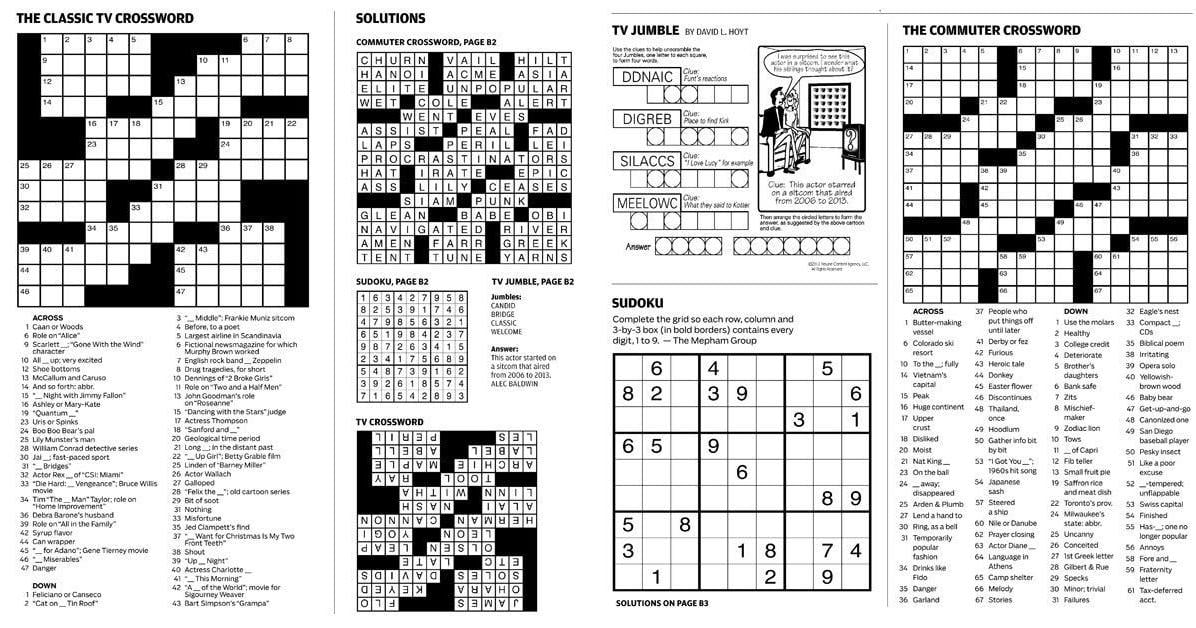 Two pages of puzzles added to Tulsa World print edition daily
