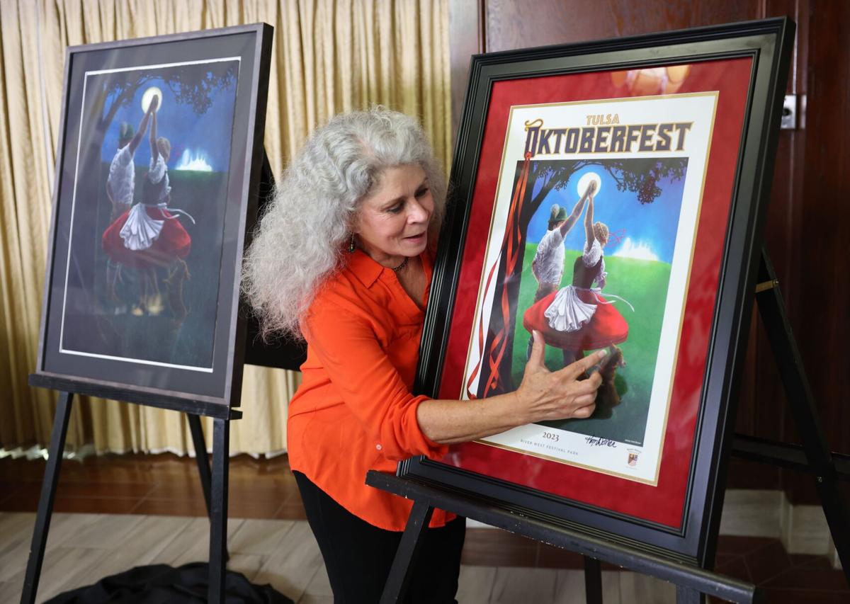 Oktoberfest poster by Tulsa artist revealed for 2023