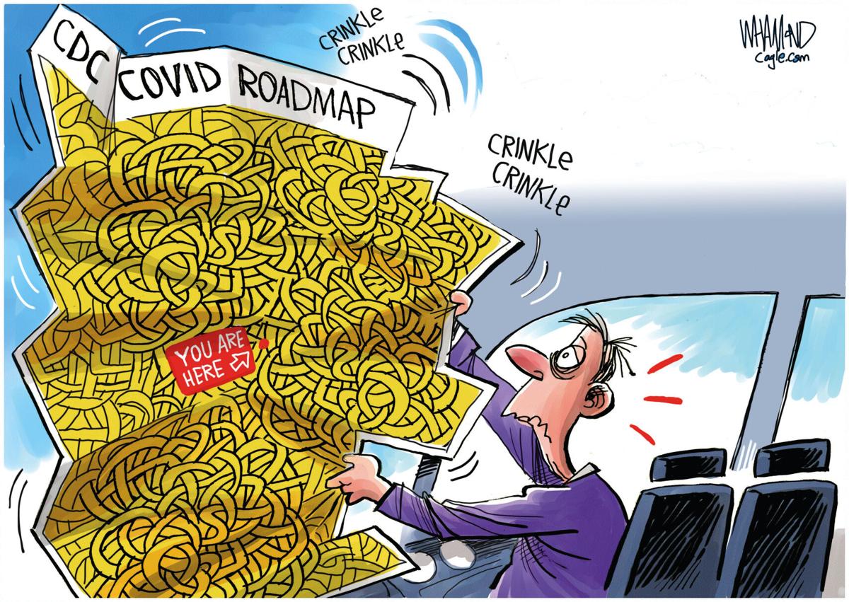Cartoon: CDC COVID roadmap