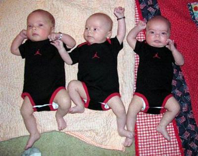 Family grows with birth of triplets