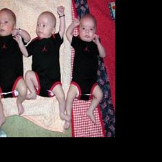 Family grows with birth of triplets