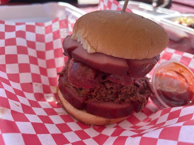 Try Country Q, Cherry & Bark food trucks at Buck Atom's