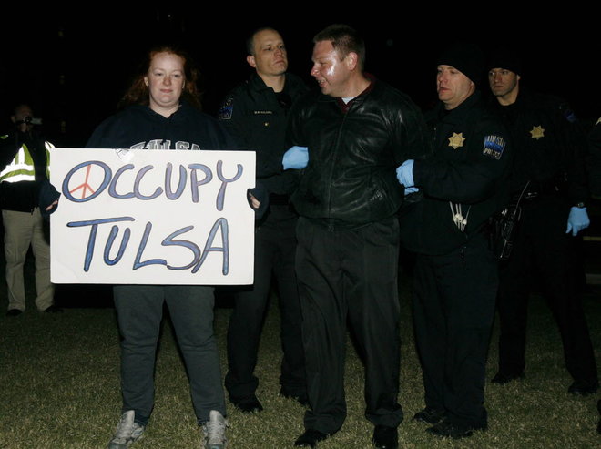 Occupy Tulsa protesters arrested