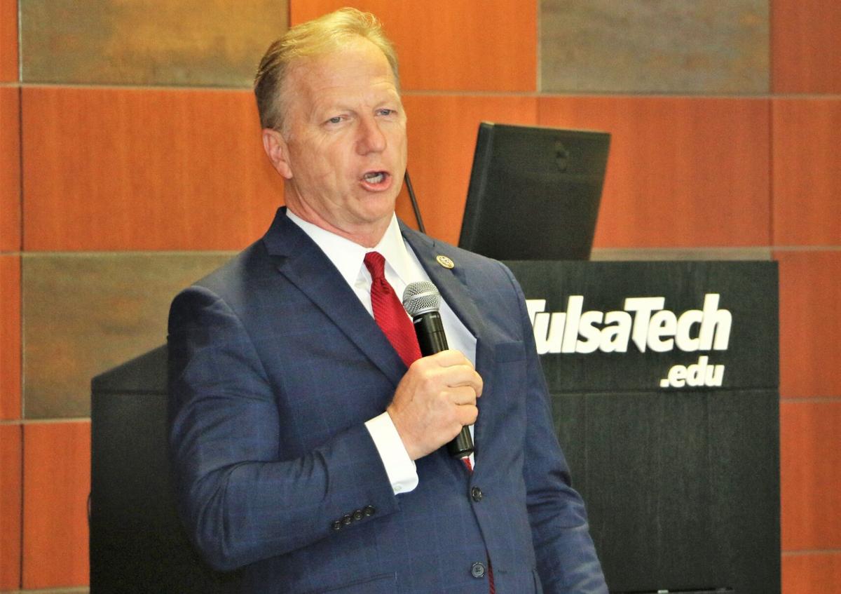 Rep. Kevin Hern speaks to Sand Springs Chamber