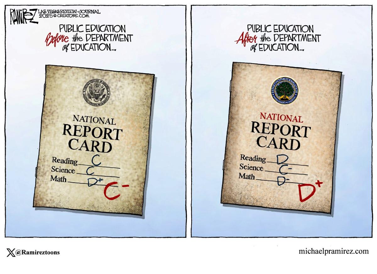 Cartoon: School report card