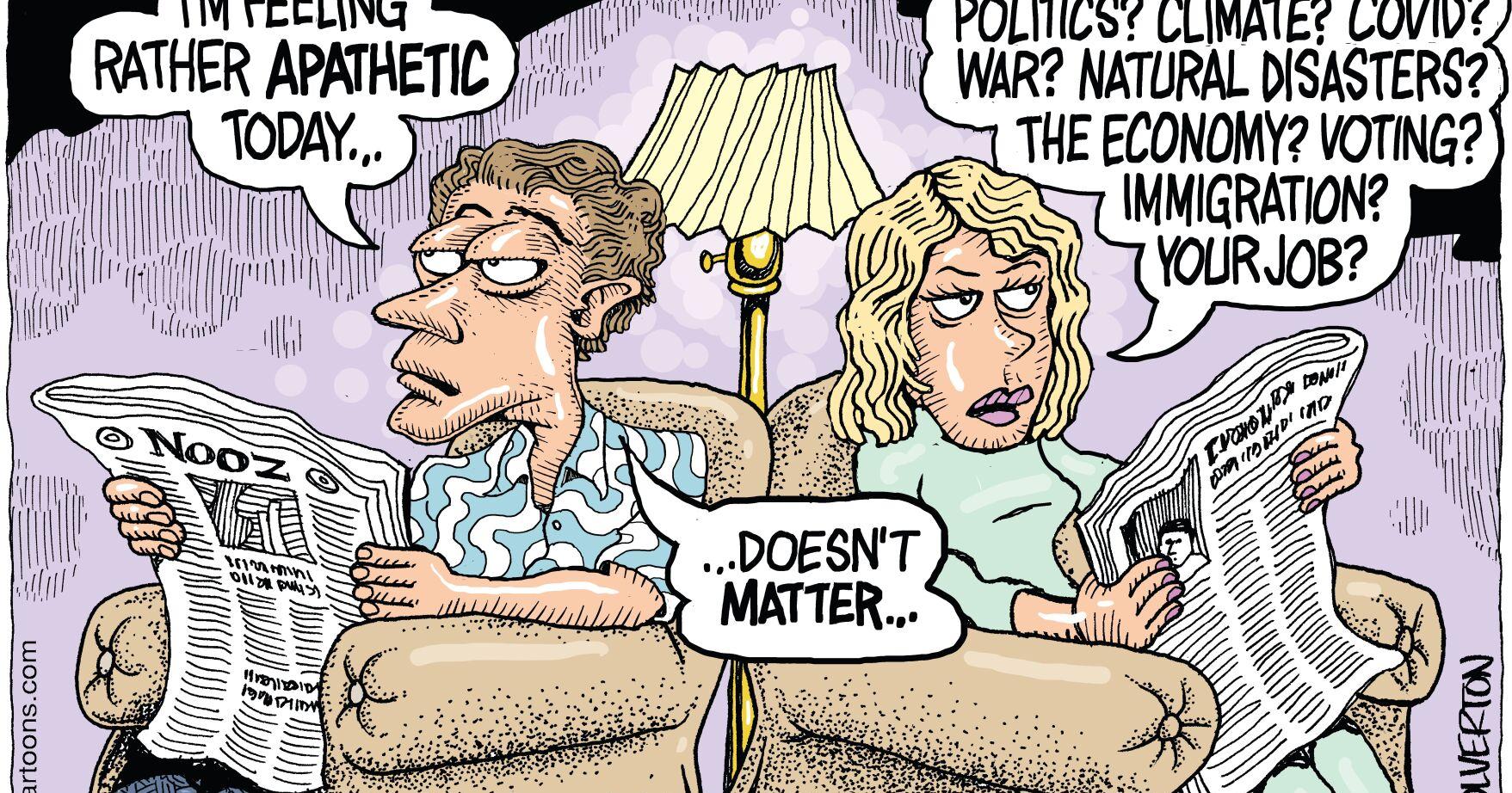 Cartoon 2022 Apathy Cartoon 2022 Apathy