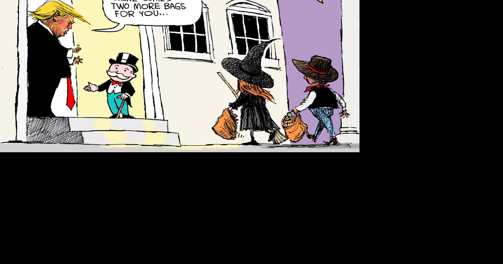 8 cartoons haunt the politicians on Halloween