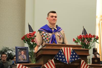 Owasso's Preston Hendricks receives Eagle Scout badge