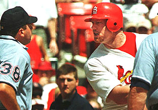McGwire is ejected and fans are furious