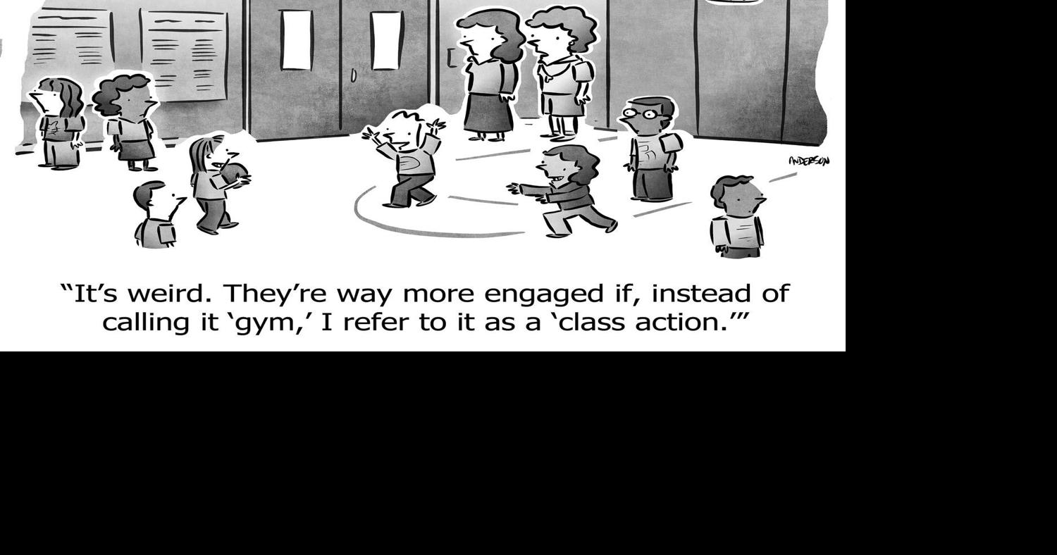 Legal cartoon: Class action