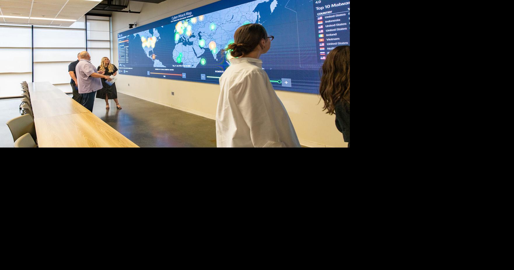 cyberattack map TU open house