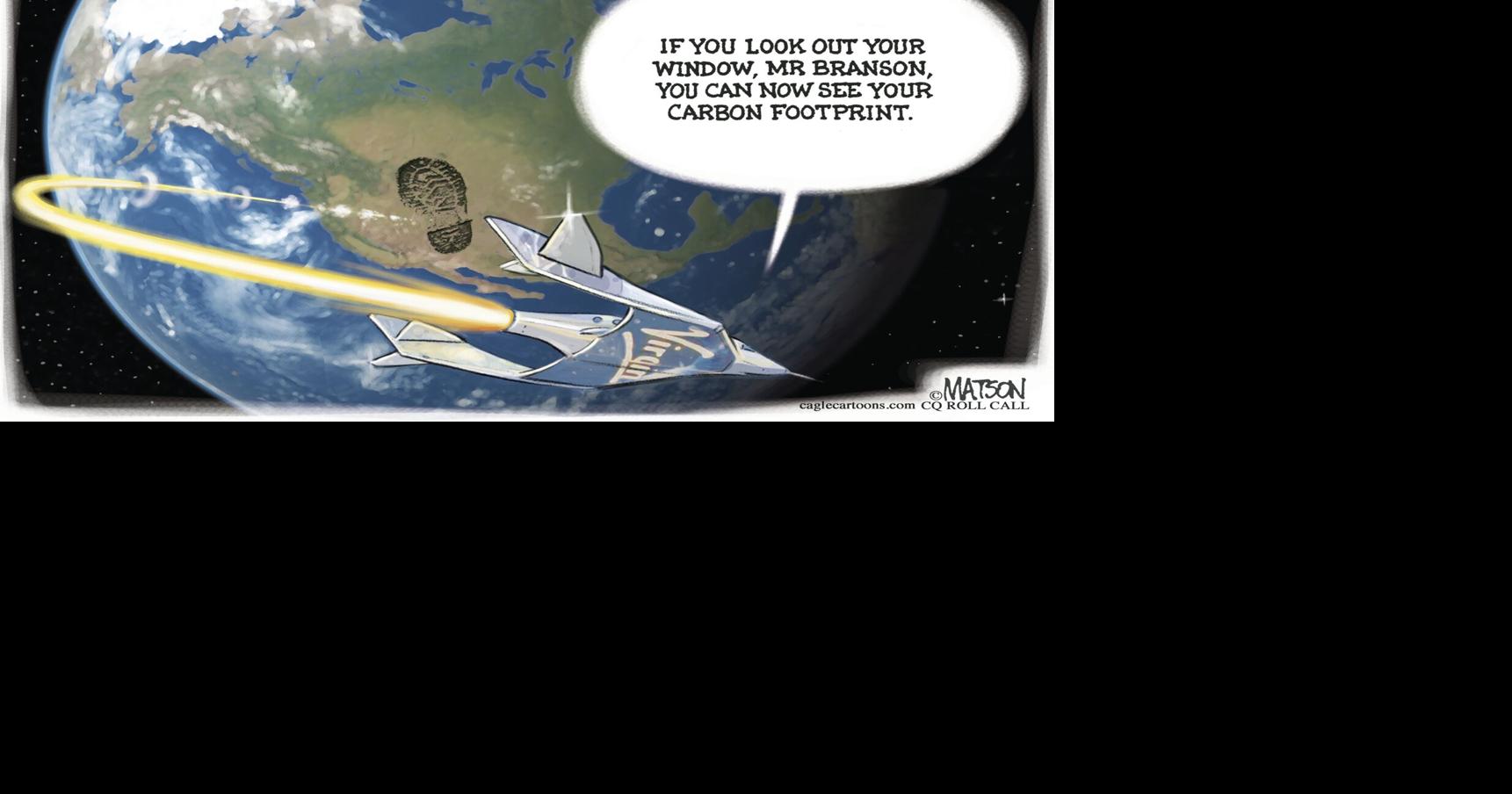 Cartoon: Carbon footprint