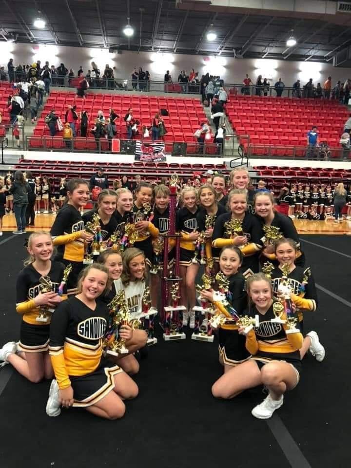 Sixth grade cheer takes first place