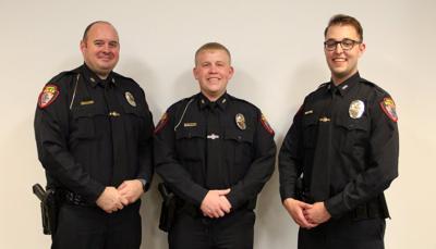 Owasso Police Department swears in three new officers this week