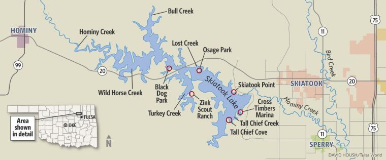 Lake Fishing Map