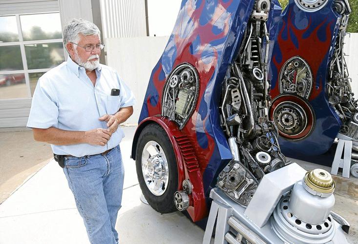 Stillwater body shop more than meets the eye with huge Transformers