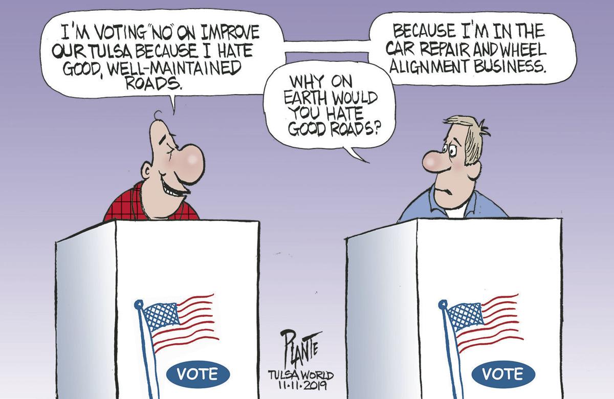 Bruce Plante Cartoon Improve Our Tulsa