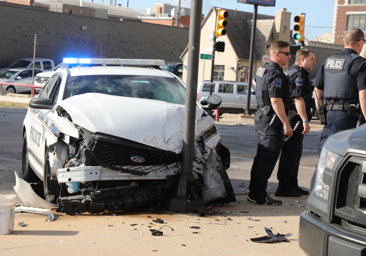 Tulsa police cruiser collides with car during pursuit of ATV in ...