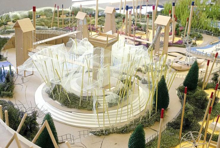 Take a walk in the treetops: Gathering Place unveils elaborate model ...