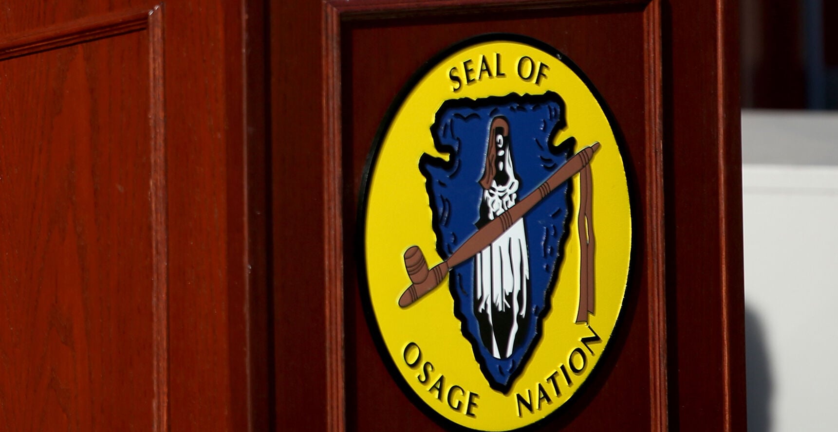 Osage Nation seal stock photo generic image