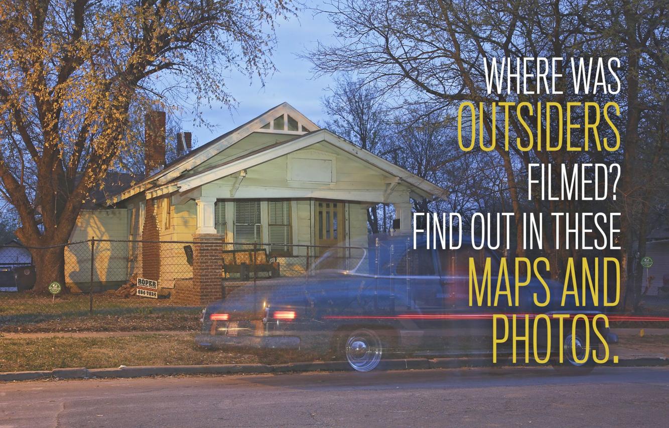 Explore the locations where 'The Outsiders' movie was filmed