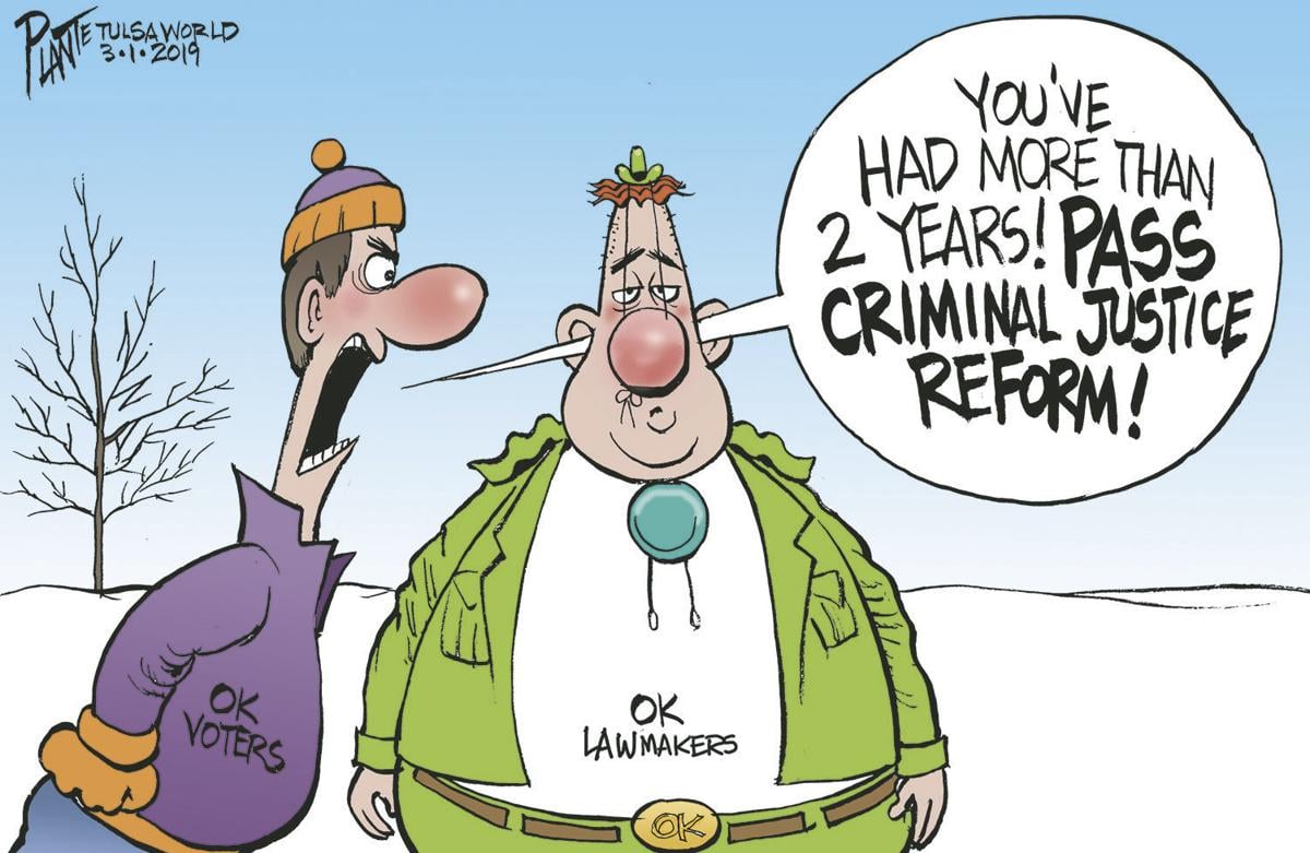 Bruce Plante Cartoon: Criminal Justice Reform