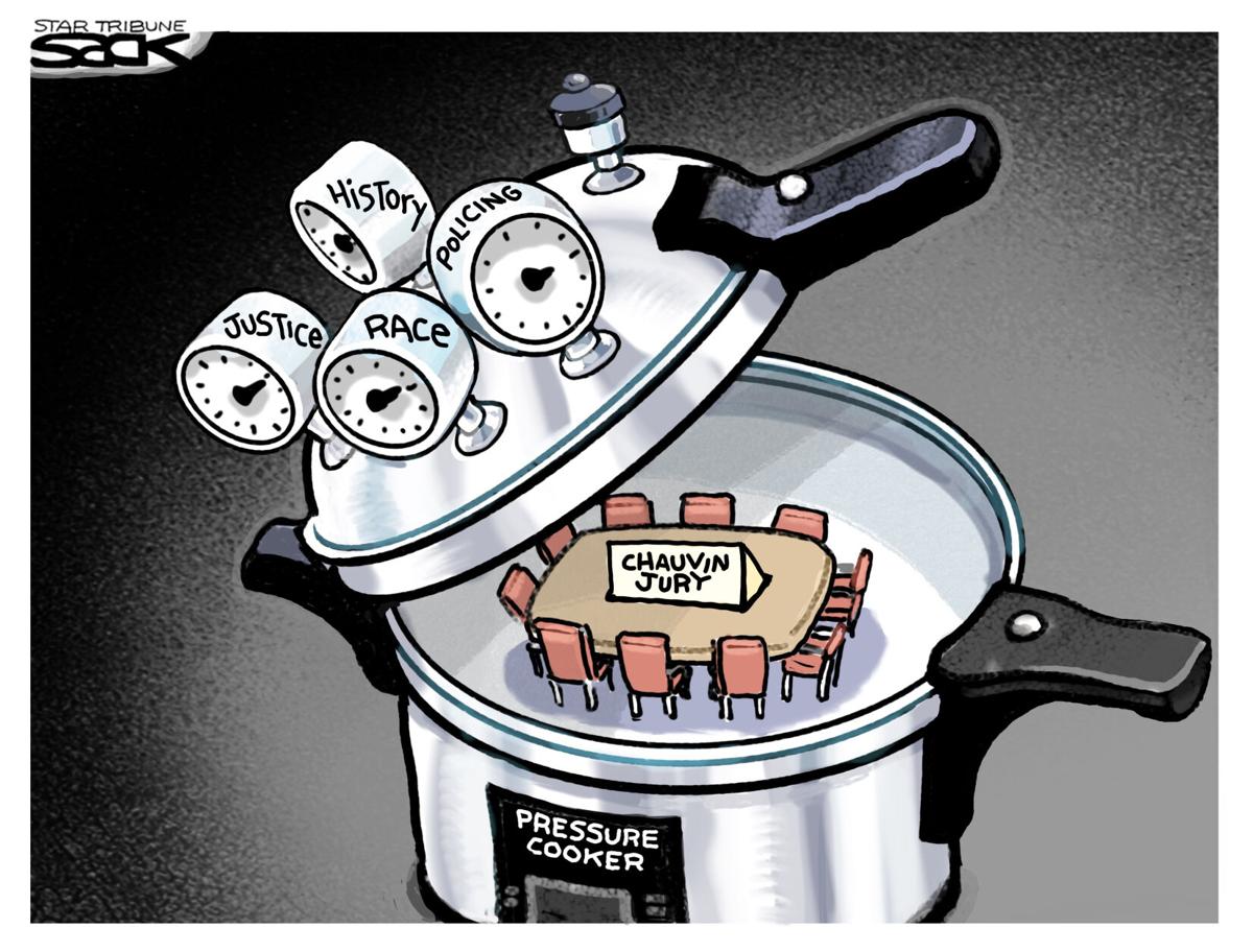 Cartoon: Chauvin Jury