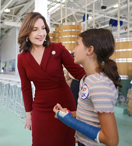 Following the candidates: Joy Hofmeister supporters come from both parties