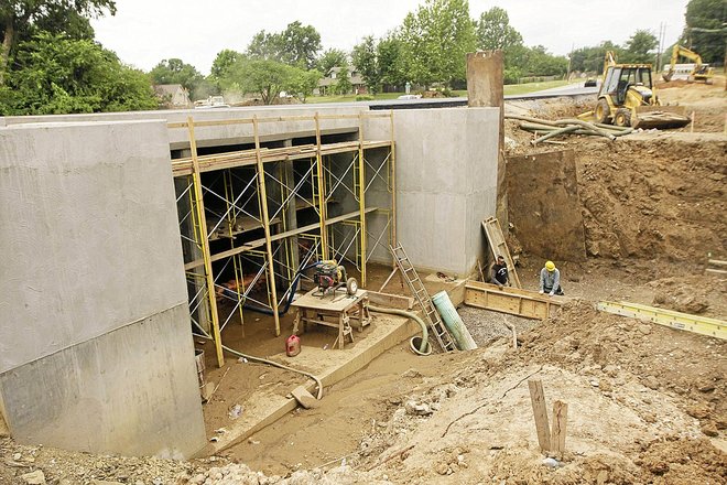 Flood-prone south Tulsa bridge getting a replacement