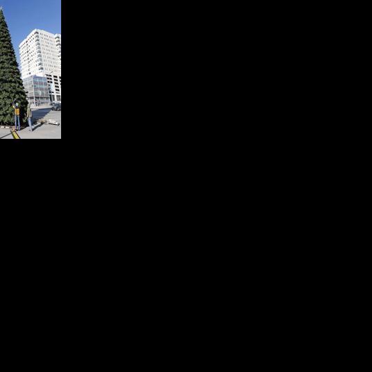 Winterfest taking shape downtown next to BOK Center