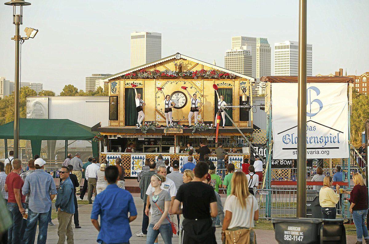 Oktoberfest kicks off with new double-decker stage, bar at renovated ...