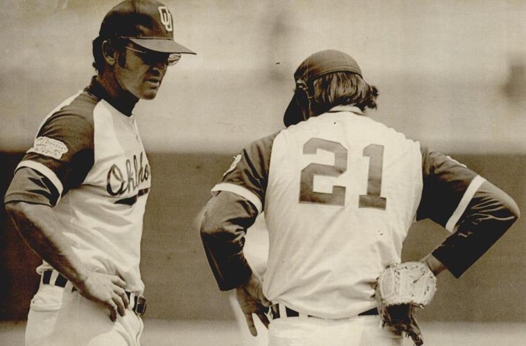 OU baseball retiring coach Enos Semore's jersey