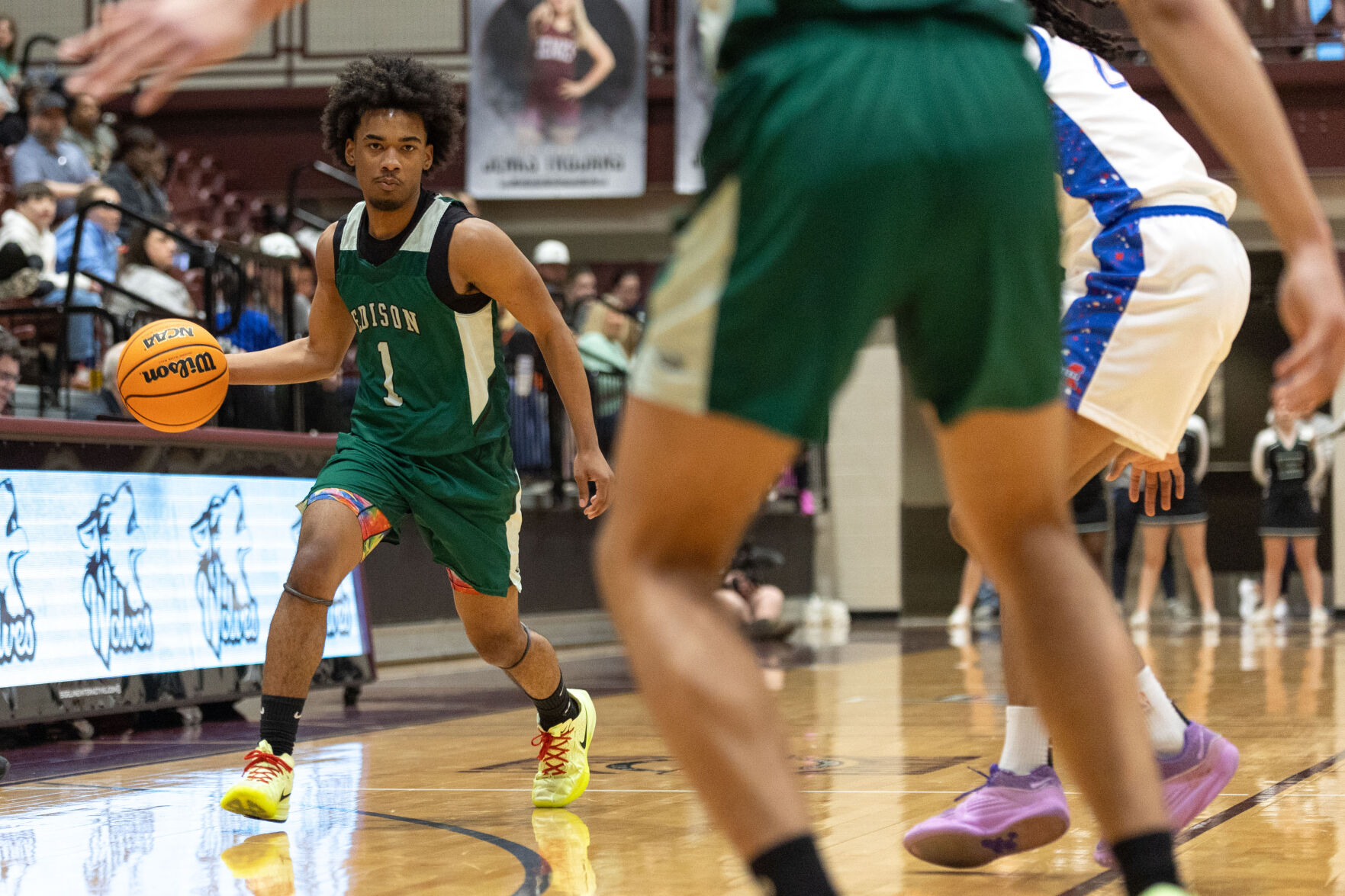 Photos: Memorial takes down Edison in boys 5A basketball area championship