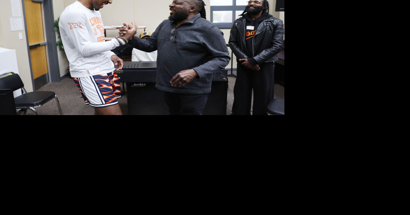 OSU's Bryce Thompson surprises BTW music teacher with visit