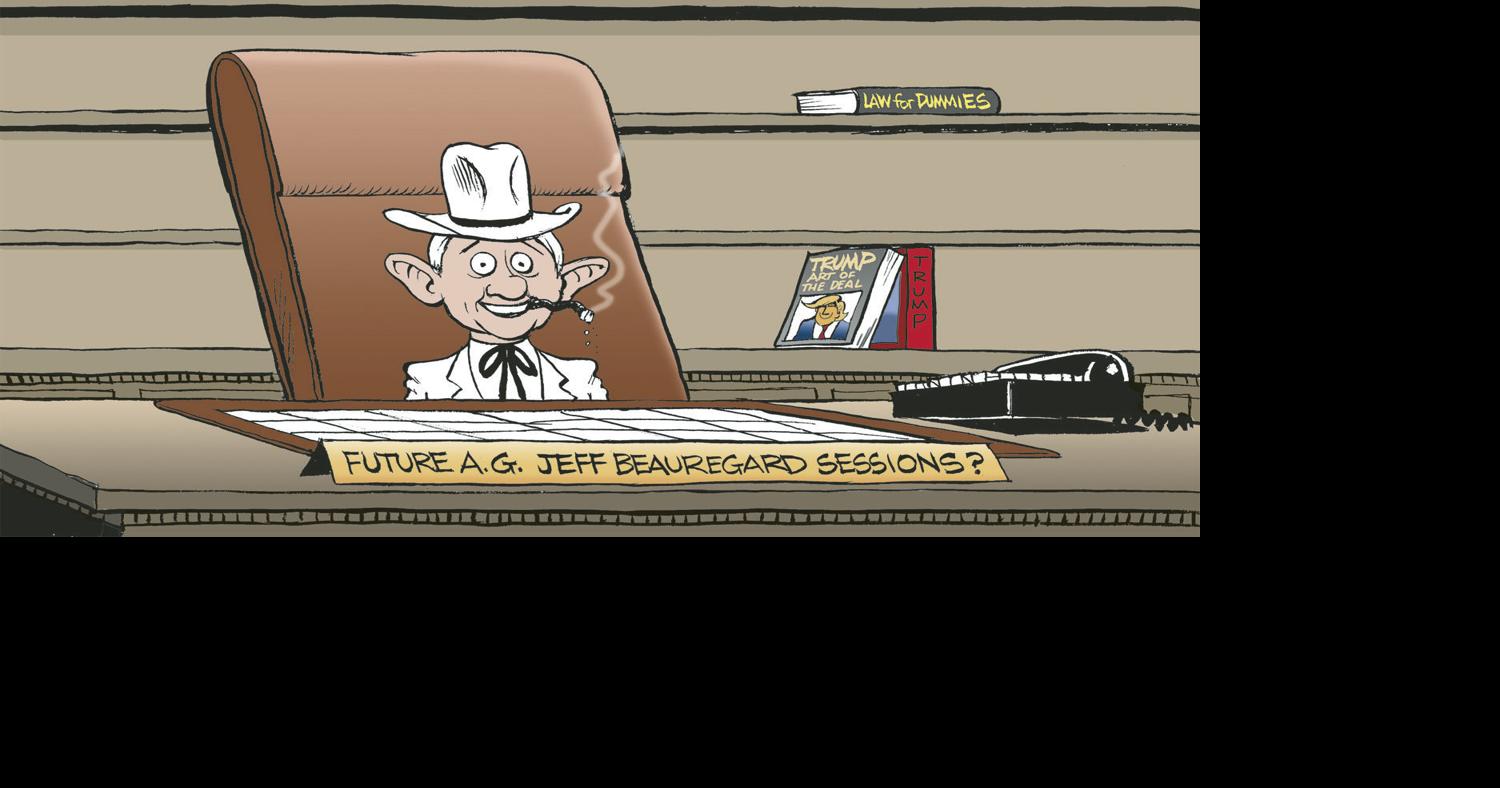 Bruce Plante Cartoon: Attorney General Beauregard?