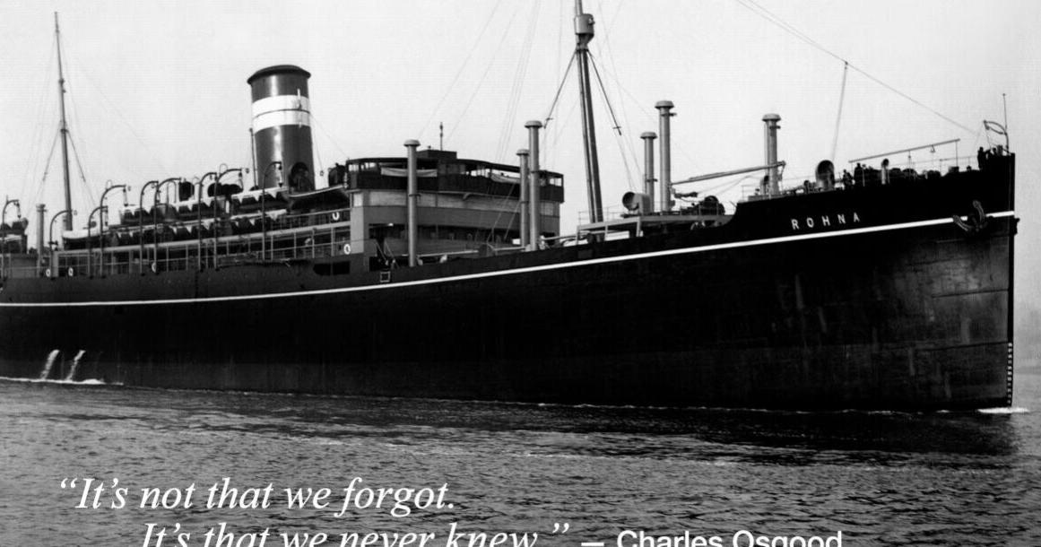 WWII documentary on Rohna disaster coming soon