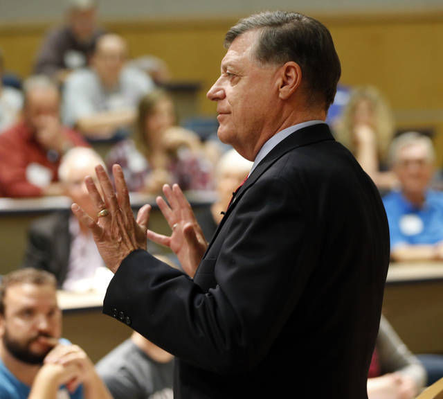 Crowd at 'fiery' Tom Cole town hall jeers Trump on North Korea, cheers ...