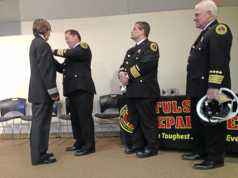 Tulsa Fire Department names its first-ever female district chief