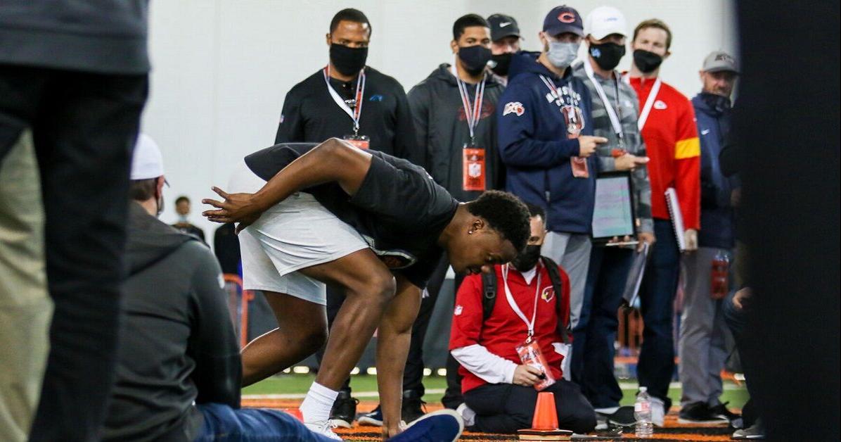 Mike Gundy on Calvin Bundage, Teven Jenkins after OSU Pro Day