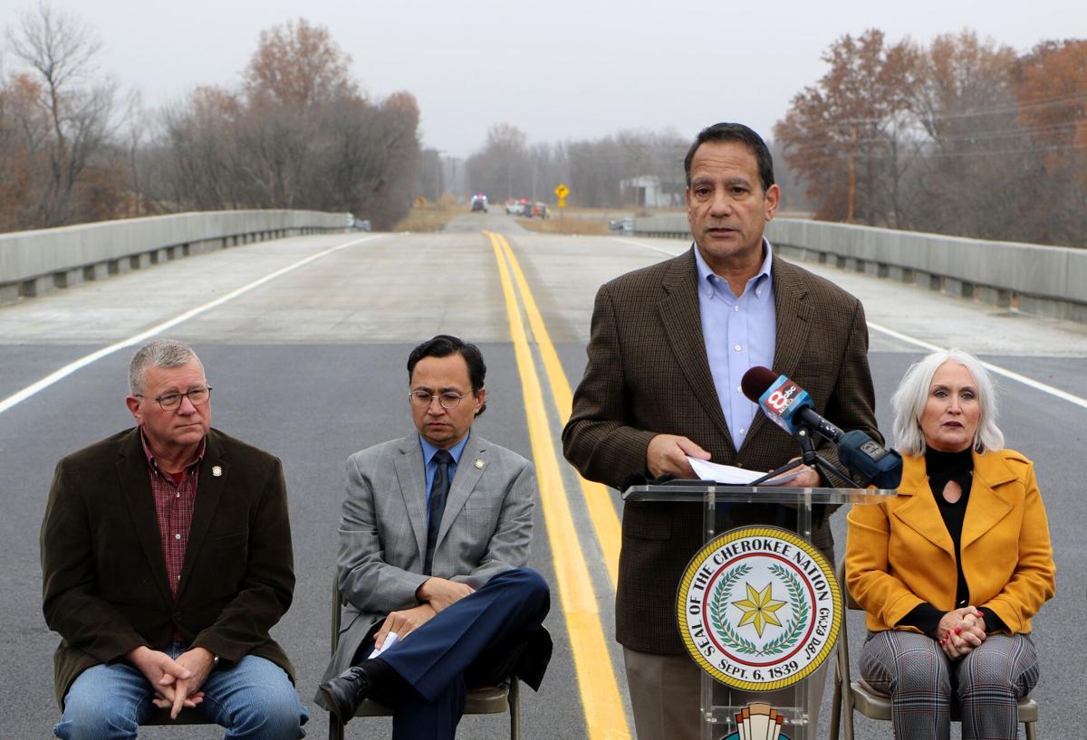 Tulsa County, Cherokee Nation officials celebrate Horsepen Creek Bridge ...