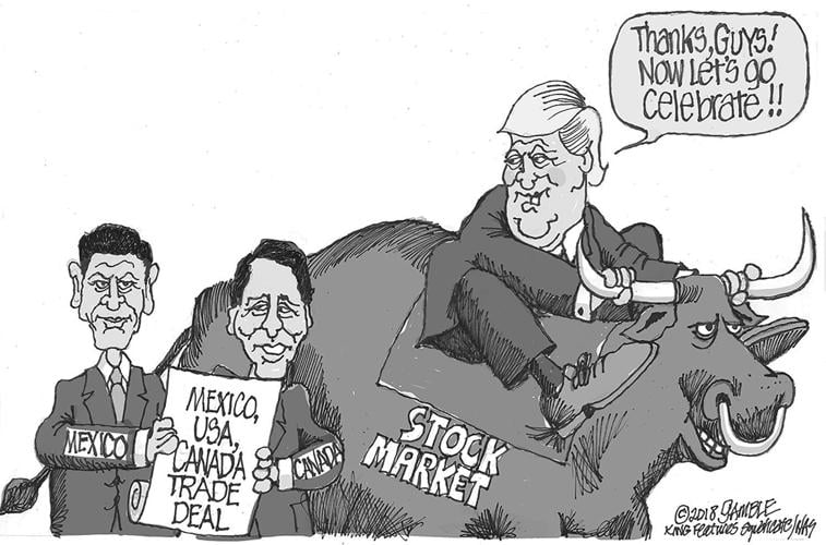 Trade Agreements Political Cartoon