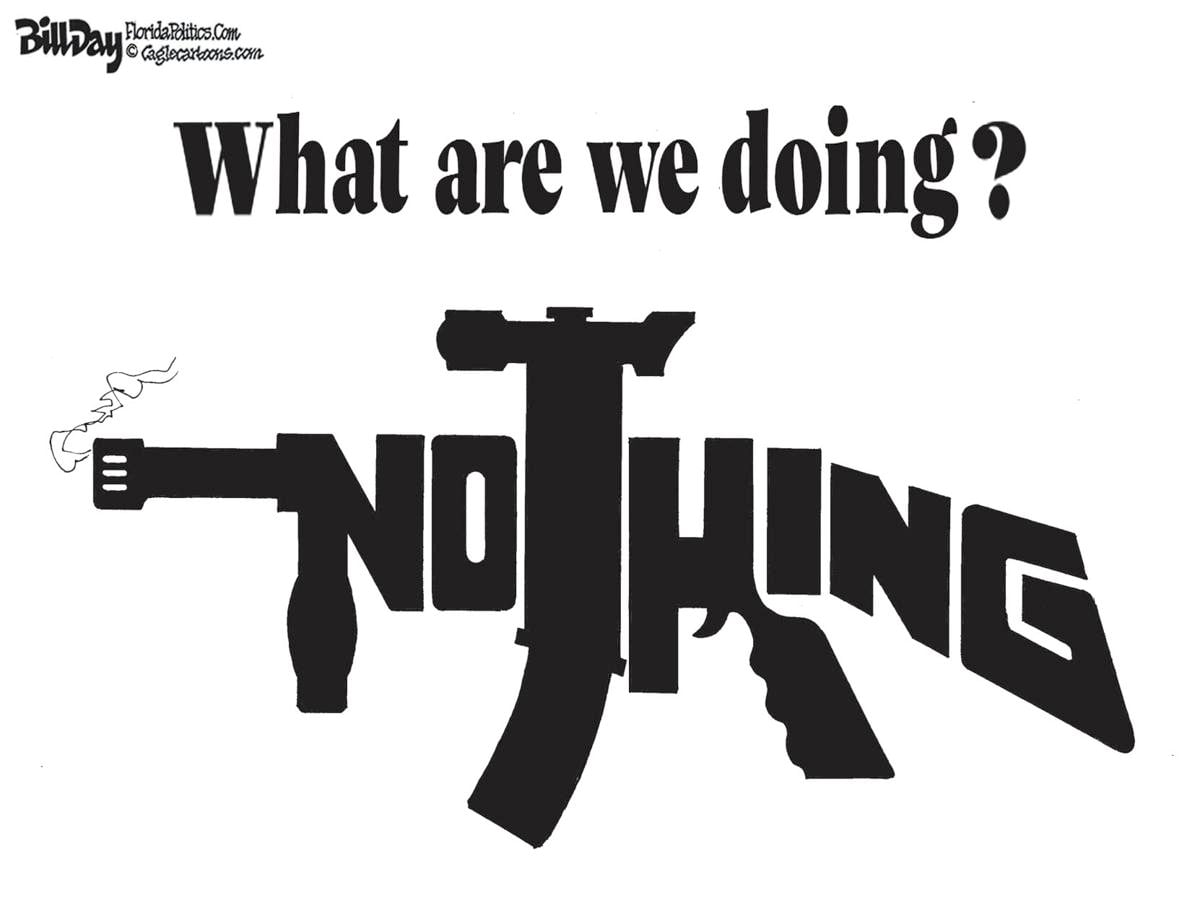 Cartoon: Doing Nothing
