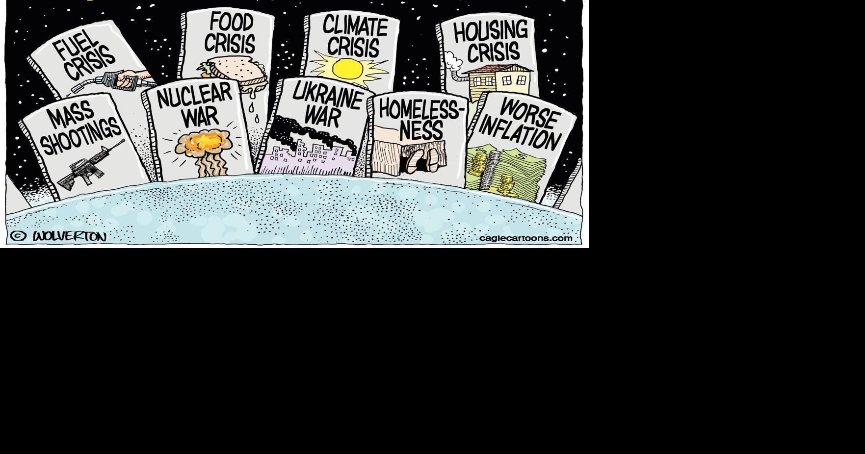 Cartoon: Looming Catastrophes