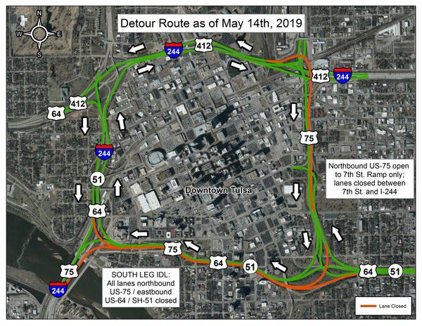 Attention downtown commuters: New lane changes on the IDL starting Tuesday