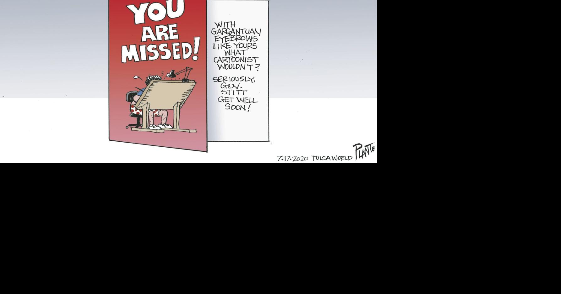 Bruce Plante Cartoon: Governor Kevin Stitt