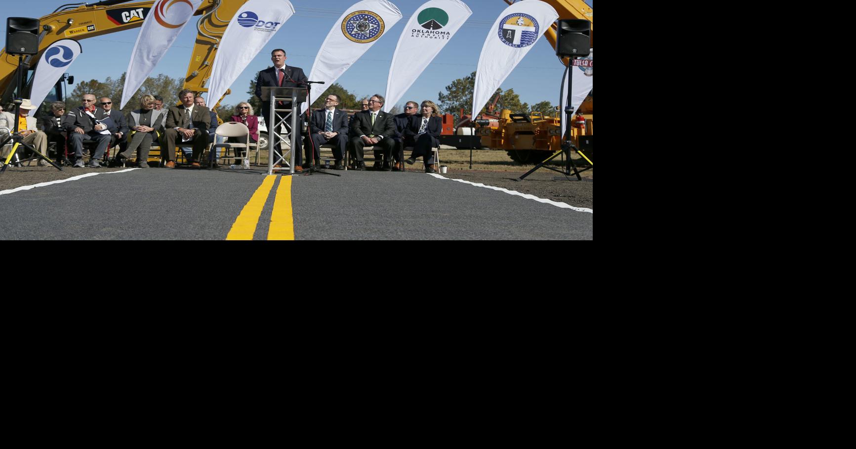 Officials break ground on west leg of Gilcrease Expressway